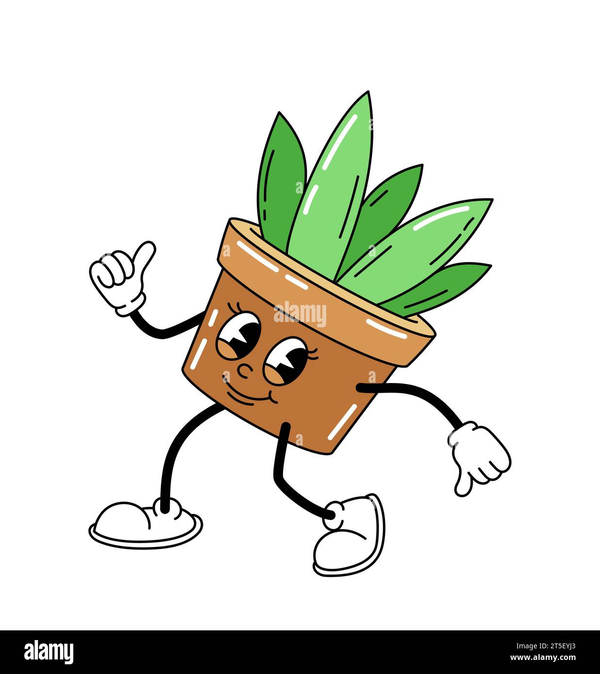 Cute retro character vector concept Stock Vector Image & Art - Alamy