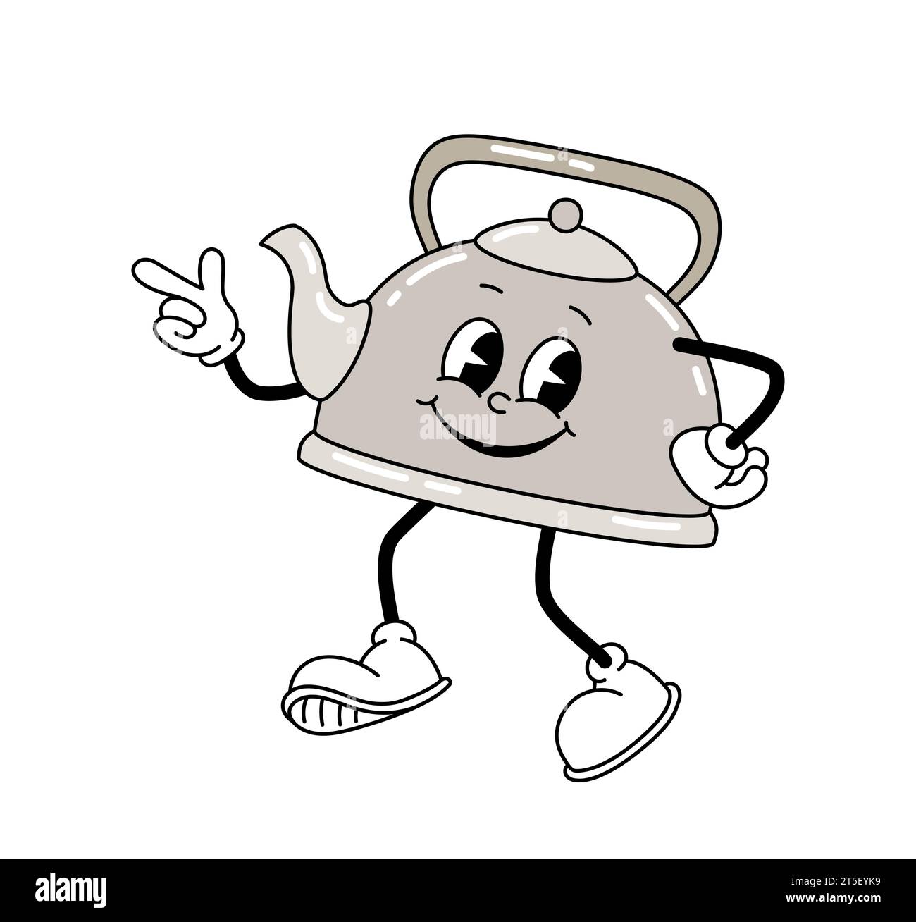 Cute retro character vector concept Stock Vector Image & Art - Alamy