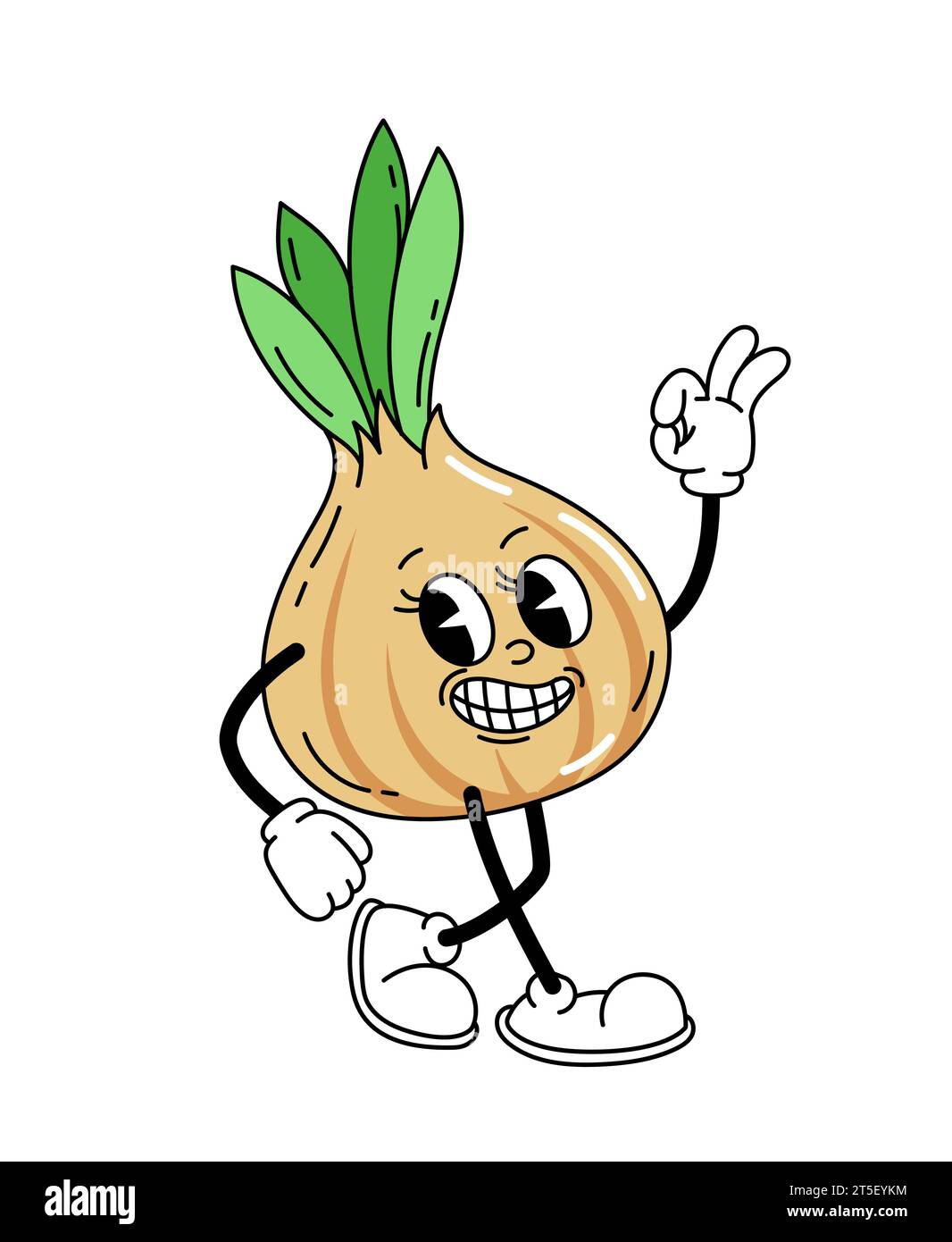 Cute retro character vector concept Stock Vector Image & Art - Alamy