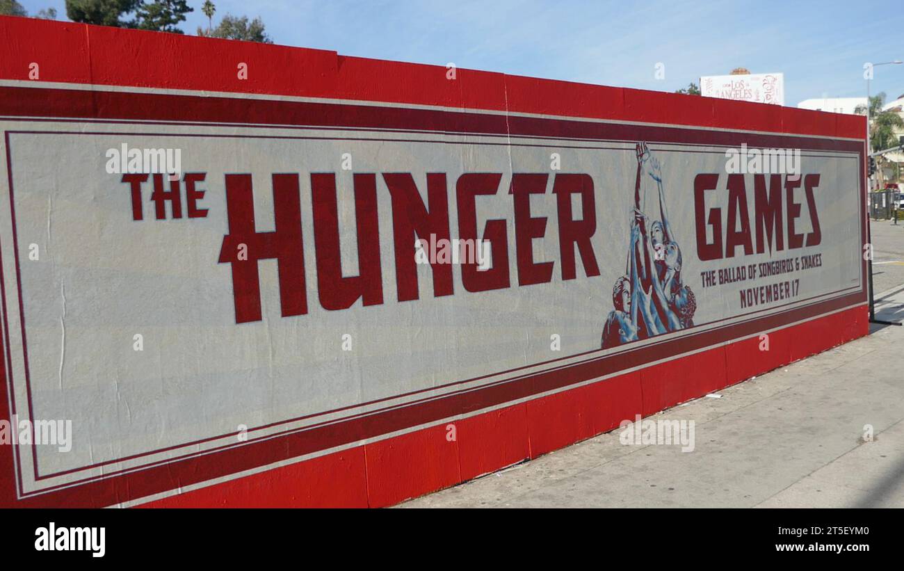Los Angeles, California, USA 4th November 2023 The Hunger Games The ...