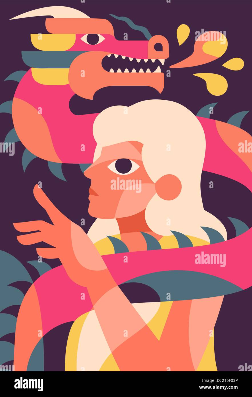 Cubism minimalist vector poster Stock Vector Image & Art - Alamy