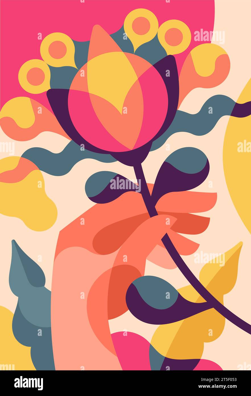 Cubism minimalist vector poster Stock Vector Image & Art - Alamy