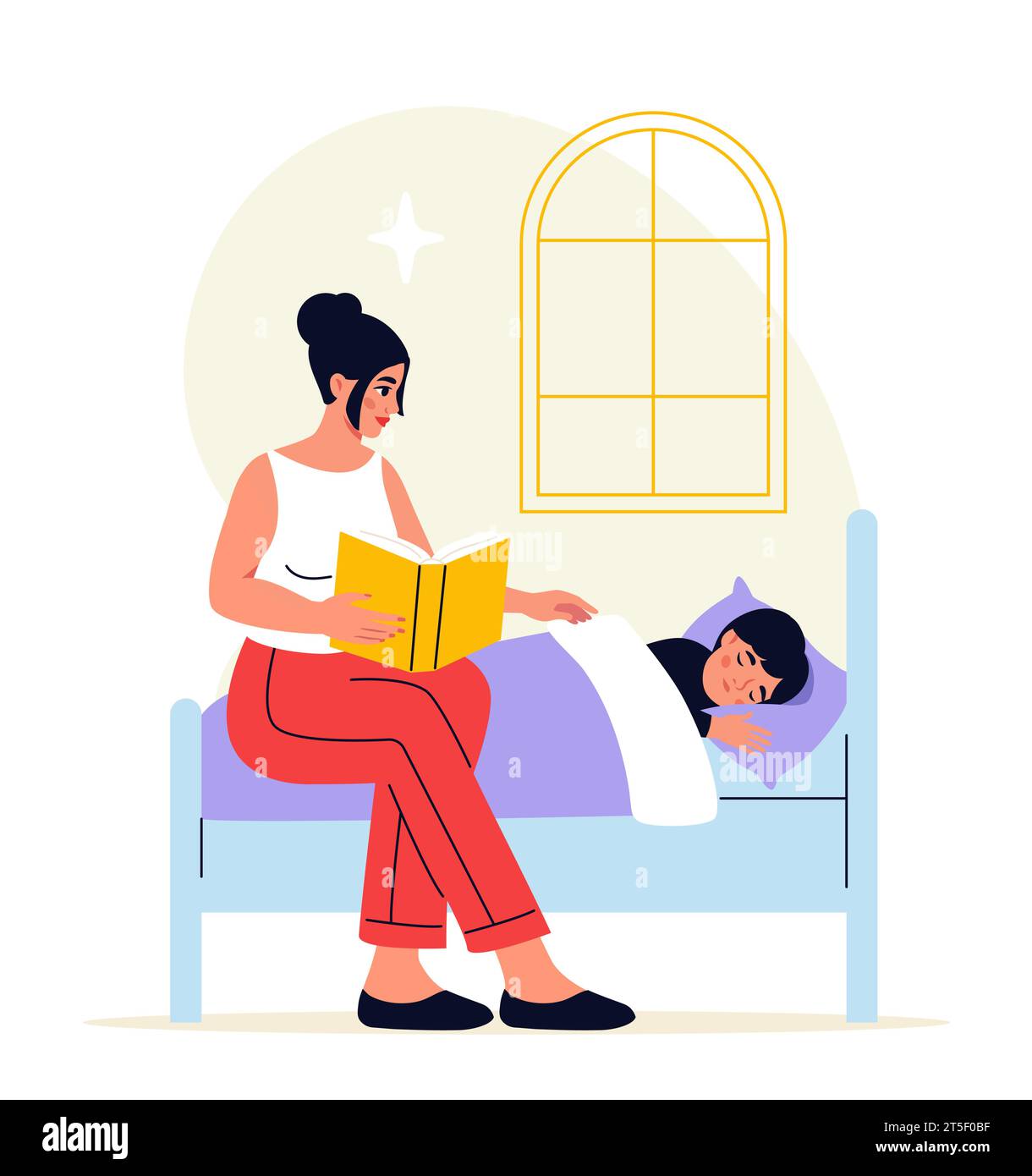 Family scene vector concept Stock Vector Image & Art - Alamy