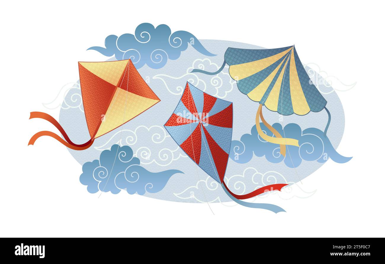 High flying kite Cut Out Stock Images & Pictures - Alamy