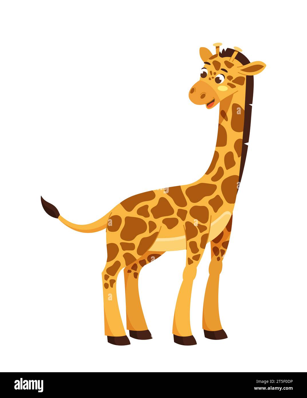Cute giraffe character vector Stock Vector Image & Art - Alamy