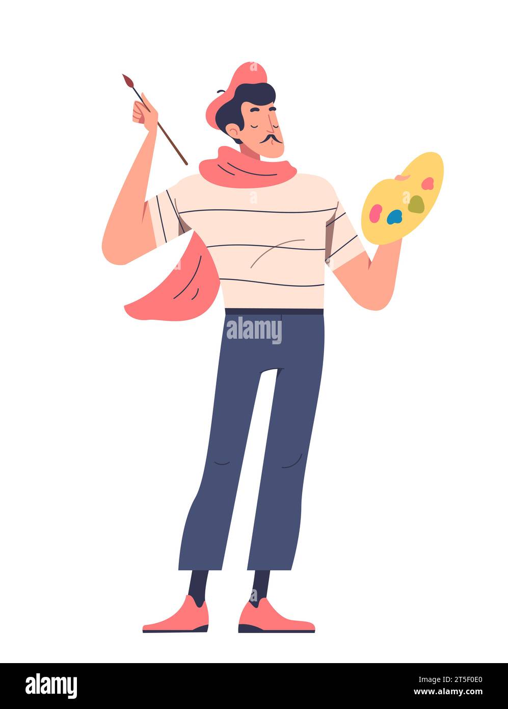 French person vector concept Stock Vector Image & Art - Alamy