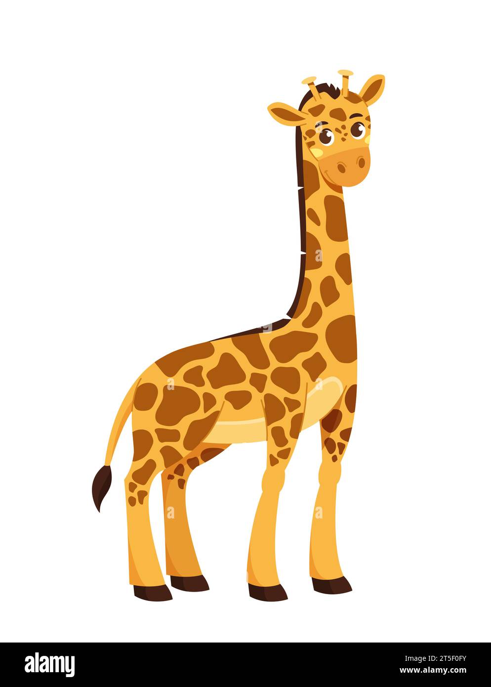 Cute giraffe character vector Stock Vector Image & Art - Alamy