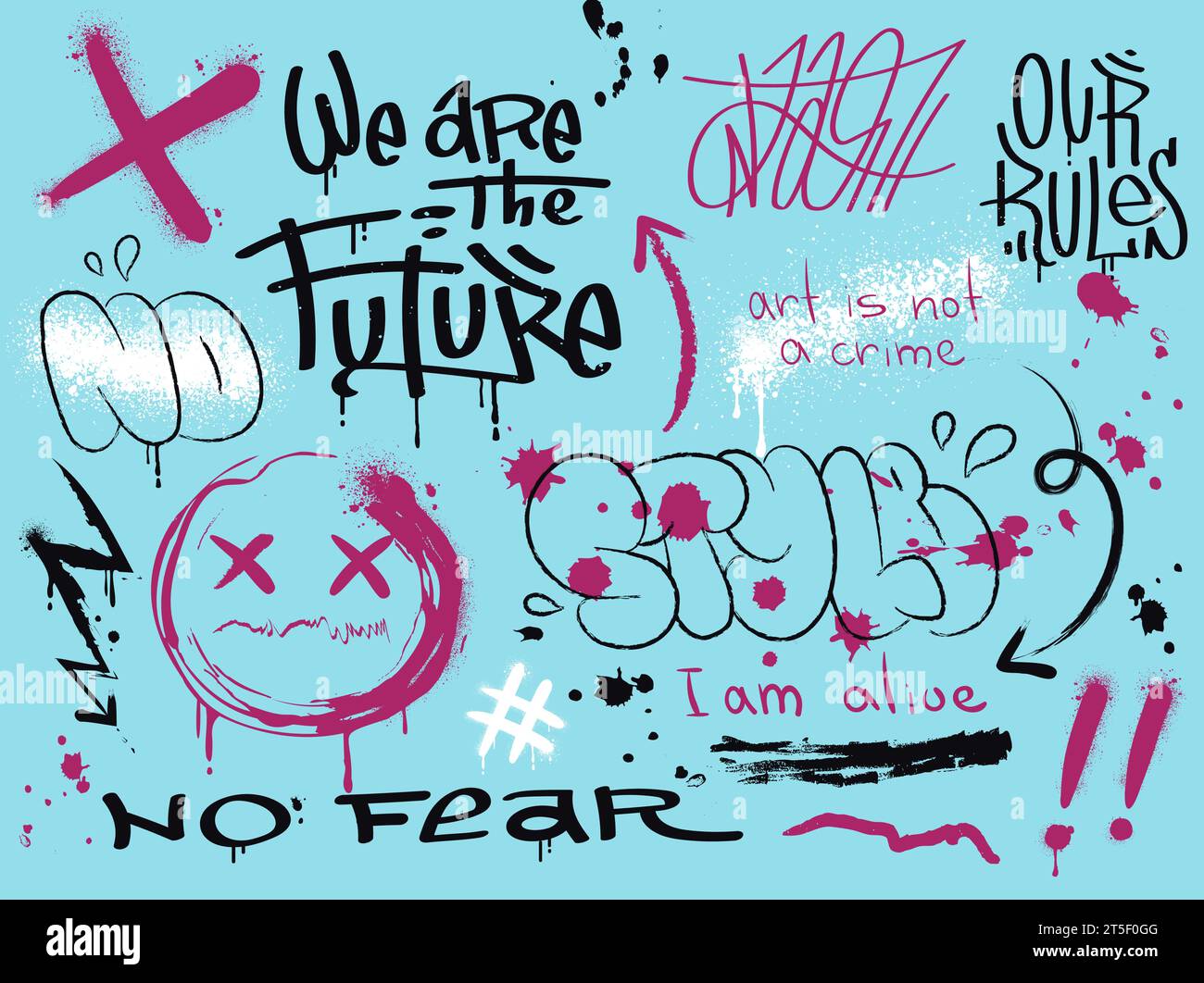 Graffiti Wall Vector