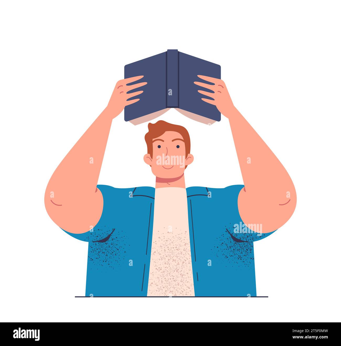 Person with book vector concept Stock Vector Image & Art - Alamy