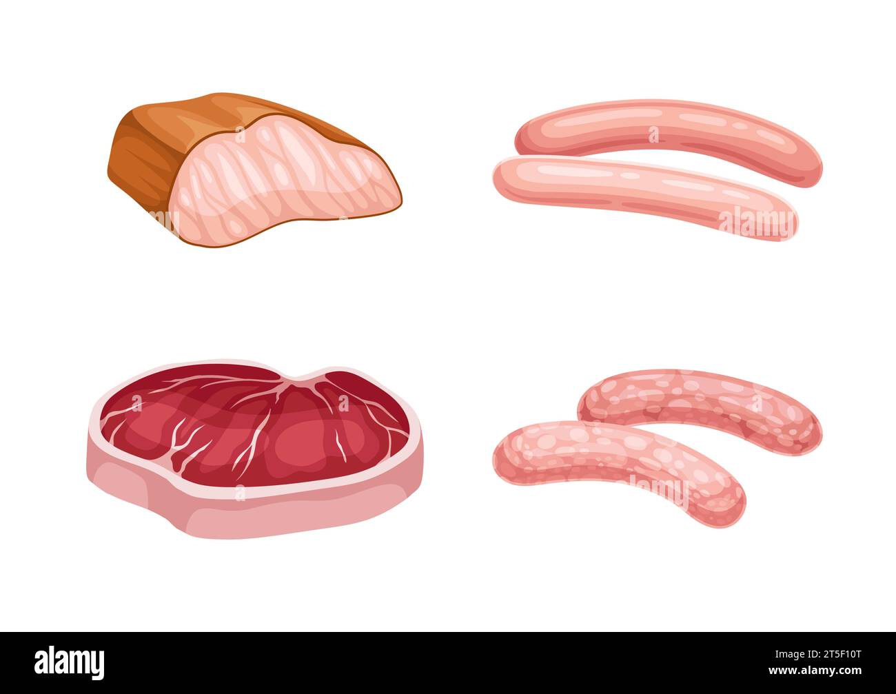 Meat cuts vector set Stock Vector Image & Art - Alamy