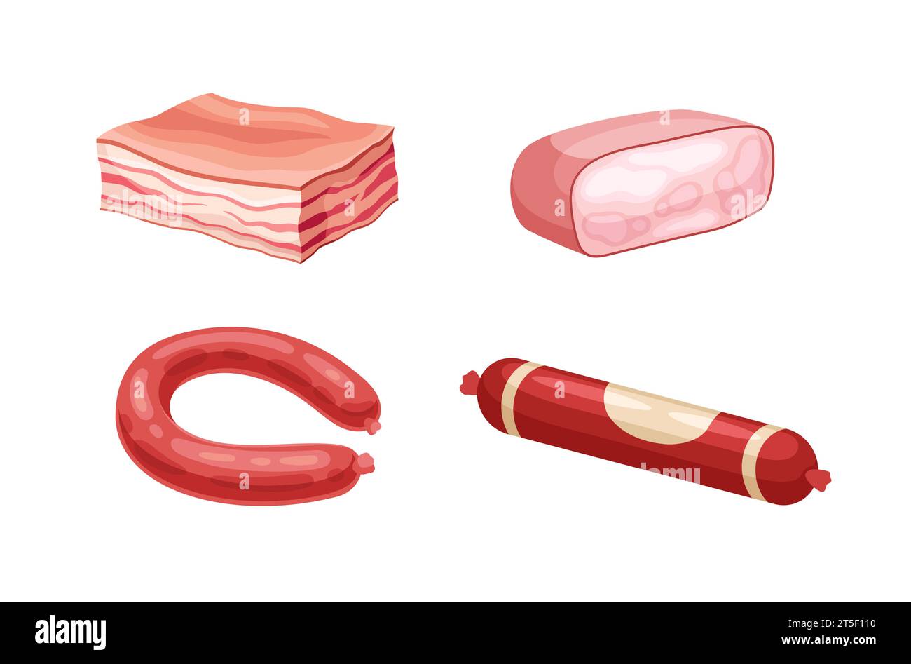 Meat cuts vector set Stock Vector Image & Art - Alamy