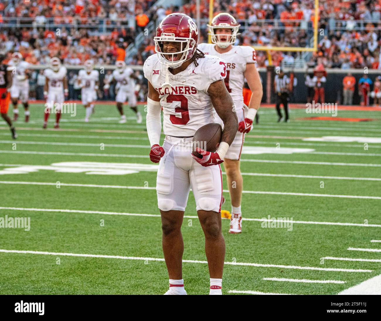 Stillwater, Oklahoma, USA. 4th Nov, 2023. Oklahoma Sooners wide ...