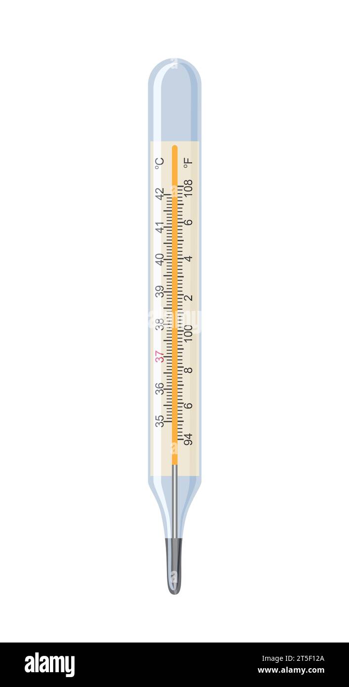 Medical thermometer vector object Stock Vector Image & Art - Alamy