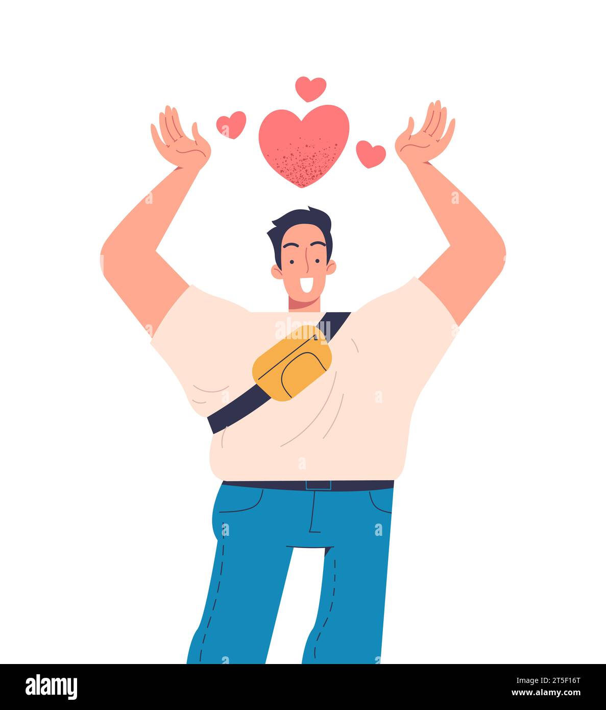 Person share love vector concept Stock Vector Image & Art - Alamy