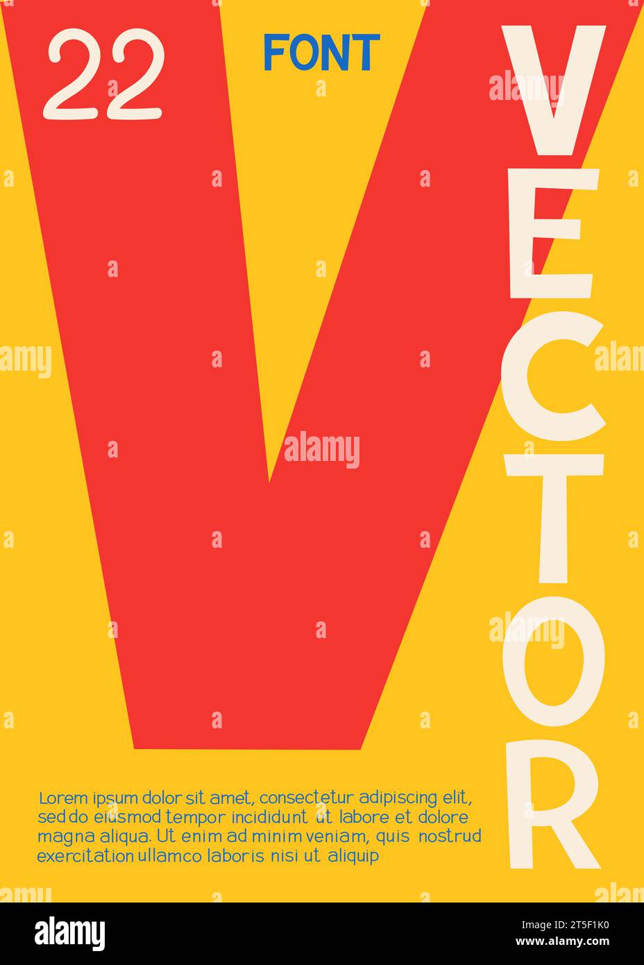 Poster with alphabet vector concept Stock Vector Image & Art - Alamy