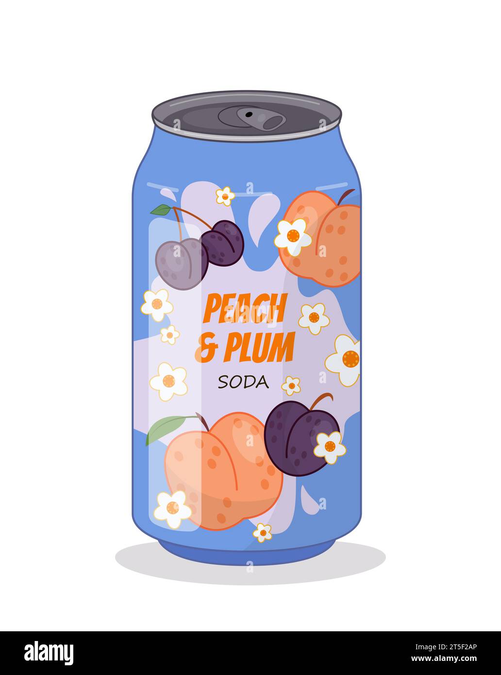 Fruit soda tin can Cut Out Stock Images & Pictures - Alamy