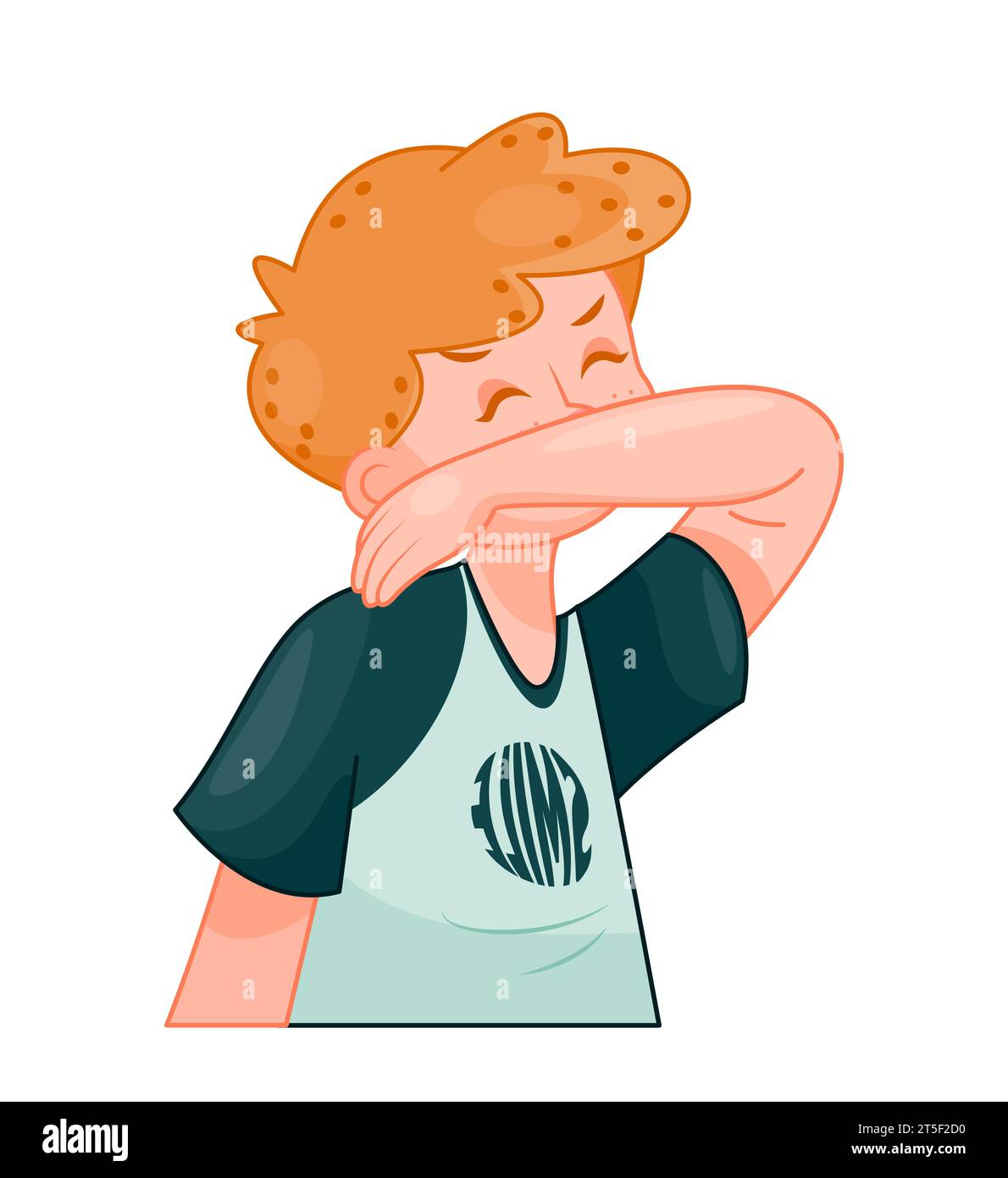 Sick boy vector concept Stock Vector Image & Art - Alamy