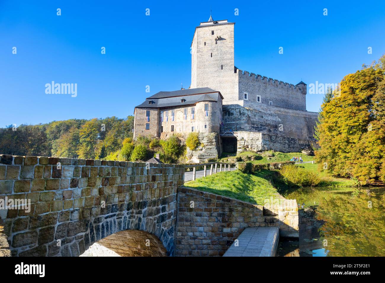 Gotický hrad Kost u Sobotky, Cesky raj, Ceska republika / gothic castle ...