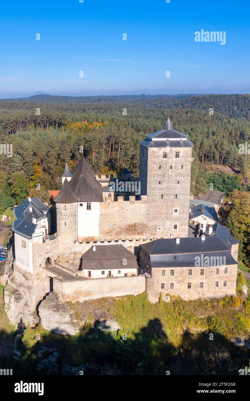 Gotický hrad Kost u Sobotky, Cesky raj, Ceska republika / gothic castle ...