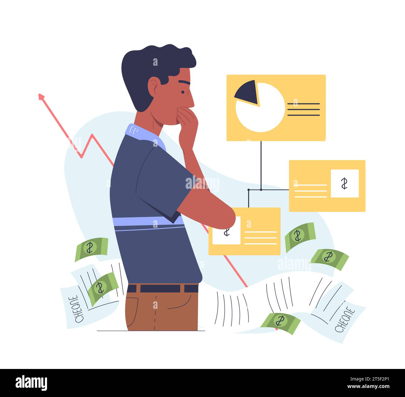 Financial literacy vector concept Stock Vector Image & Art - Alamy