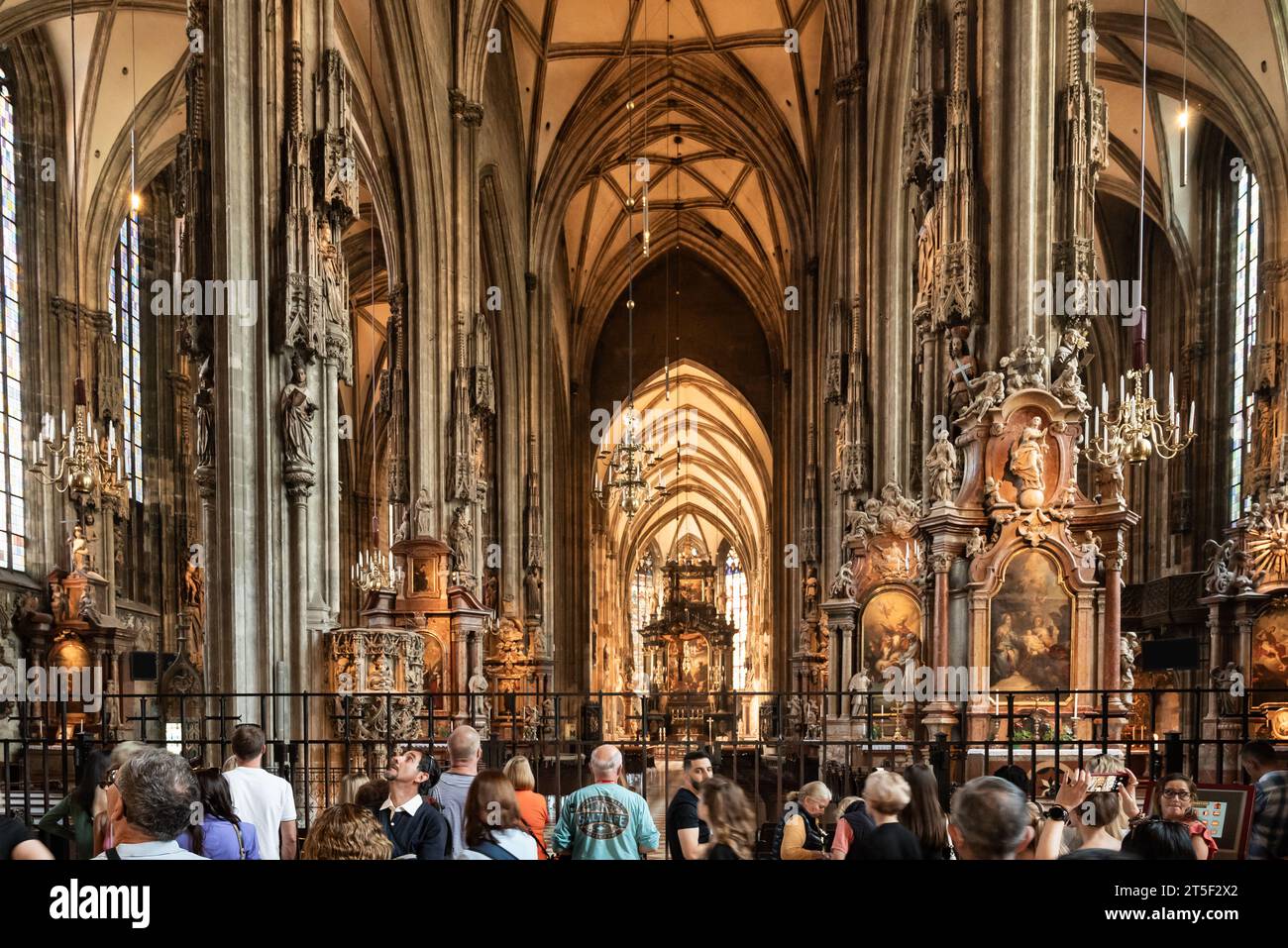 Stephansdom inside hi-res stock photography and images - Alamy