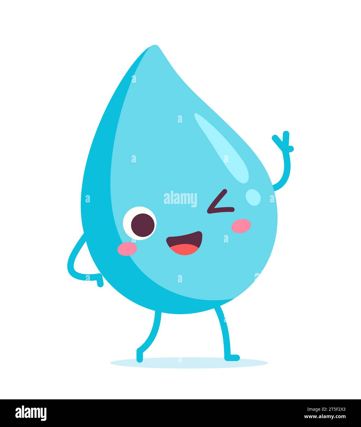 Bubble character kawaii style hi-res stock photography and images - Alamy