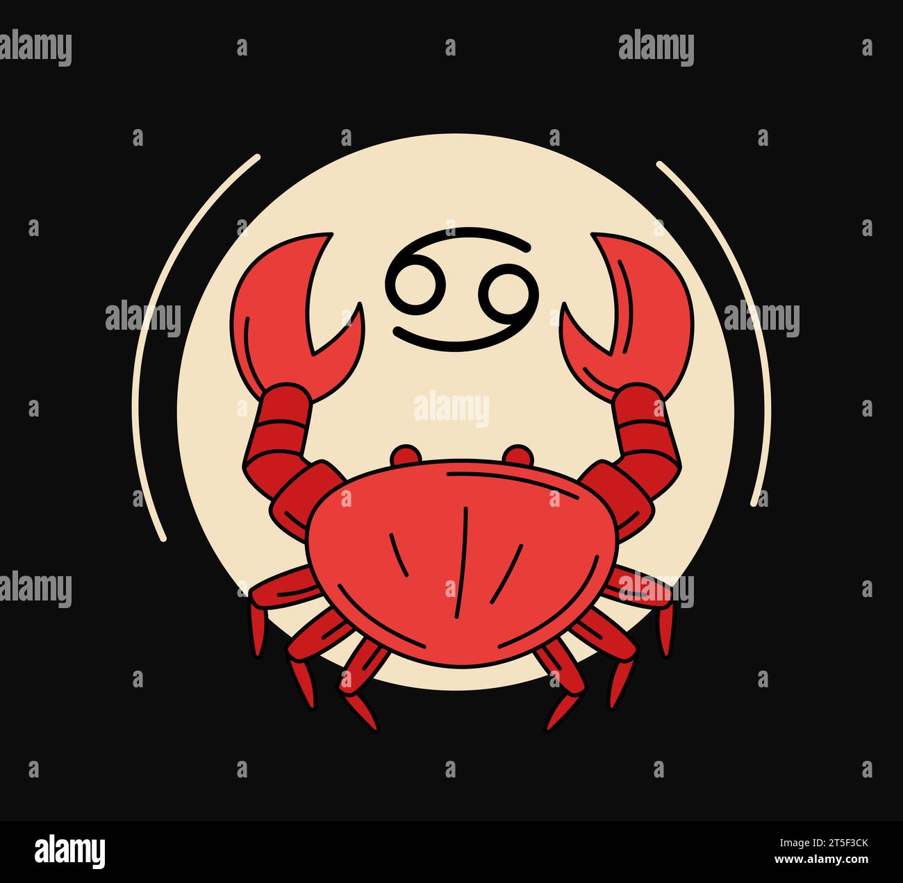 Zodiac symbol Cancer vector concept Stock Vector Image & Art - Alamy Zodiac symbol Cancer vector concept Stock Vector Image & Art - Alamy