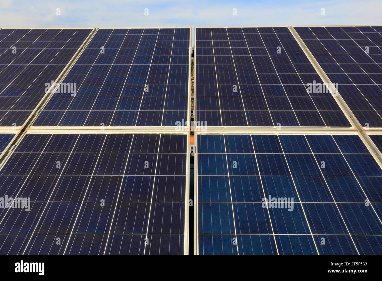 Monocrystalline silicon photovoltaic solar cell panel Stock Photo - Alamy