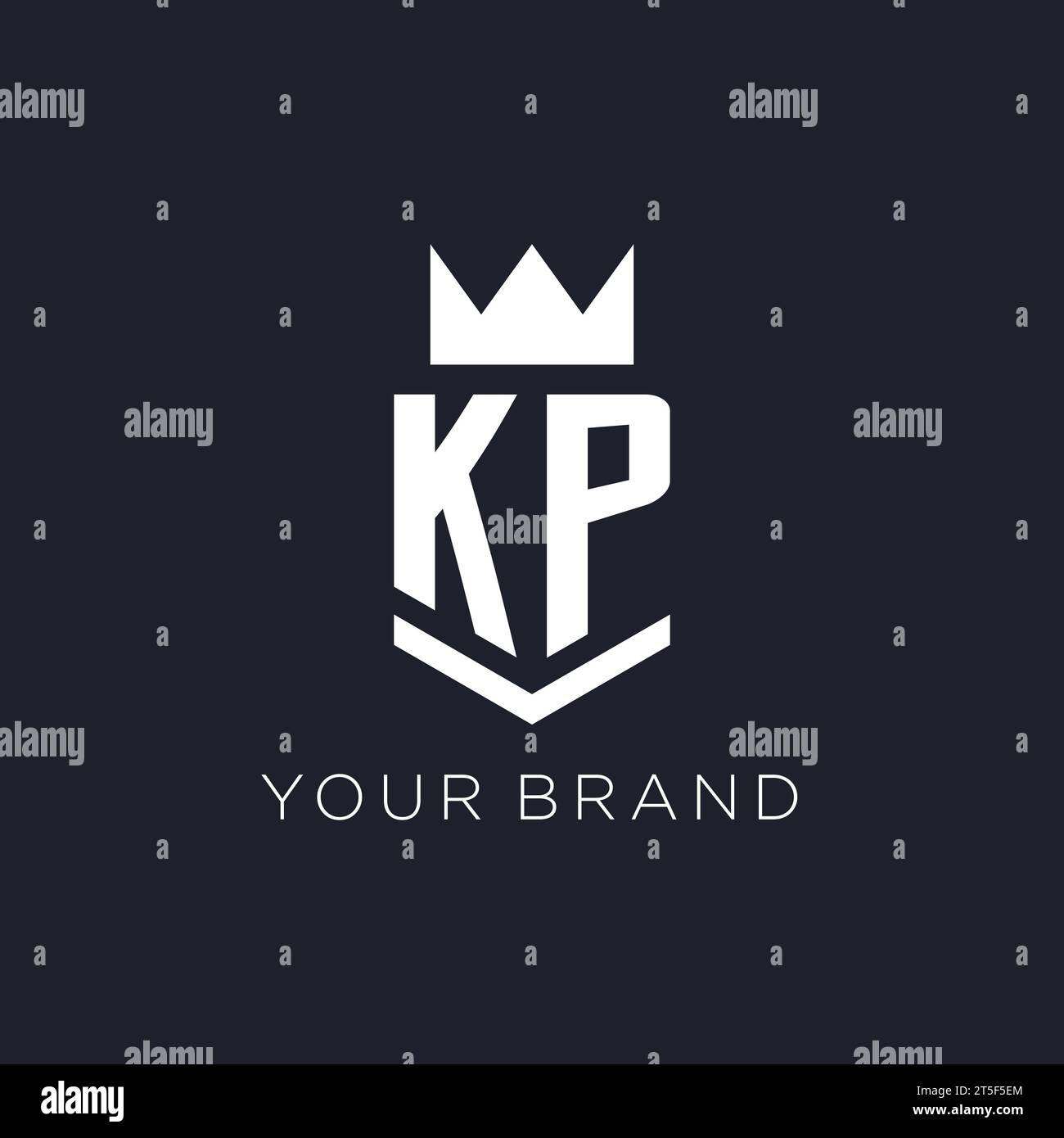 KP logo with shield and crown, initial monogram logo design ideas Stock ... KP logo with shield and crown, initial monogram logo design ideas Stock ...