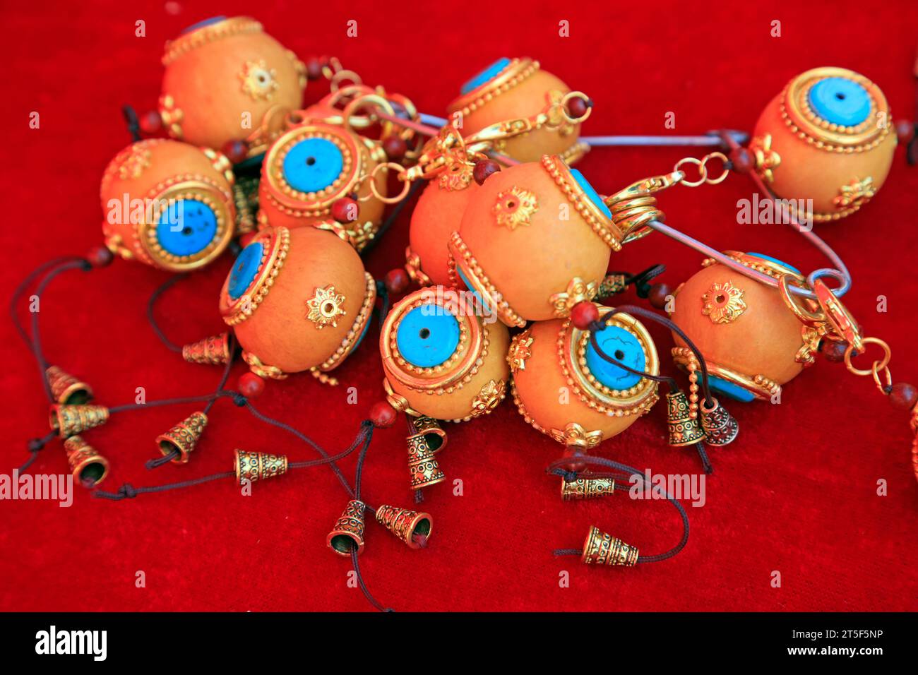 gourd drum craftwork Stock Photo - Alamy