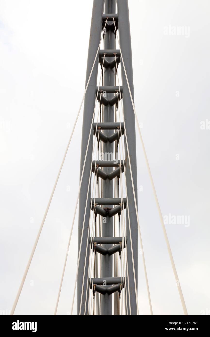 Bridge steel beam structure Stock Photo - Alamy