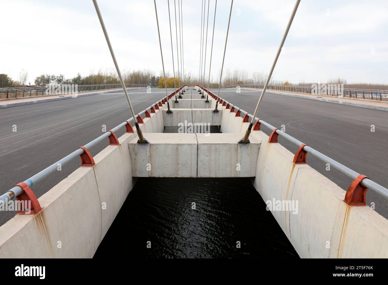 Bridge cable-stayed cable Stock Photo - Alamy