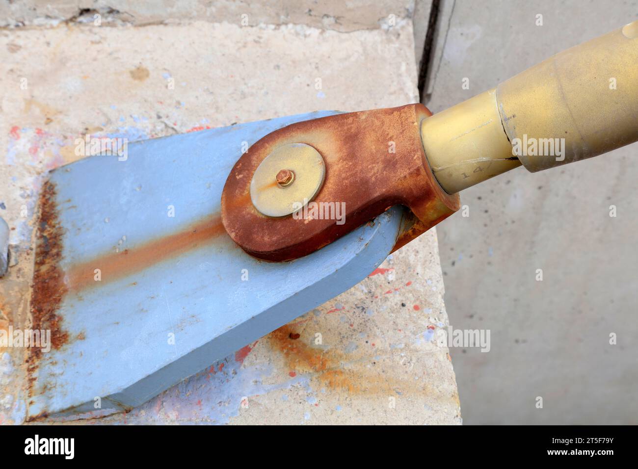 Bridge cable-stayed fastener Stock Photo - Alamy