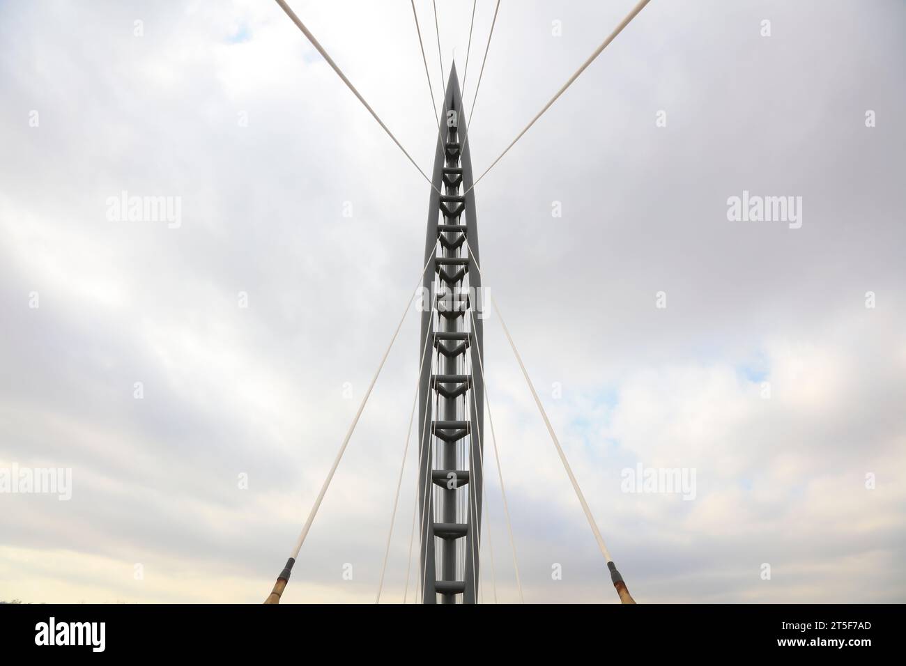 Bridge cable-stayed steel beam Stock Photo - Alamy
