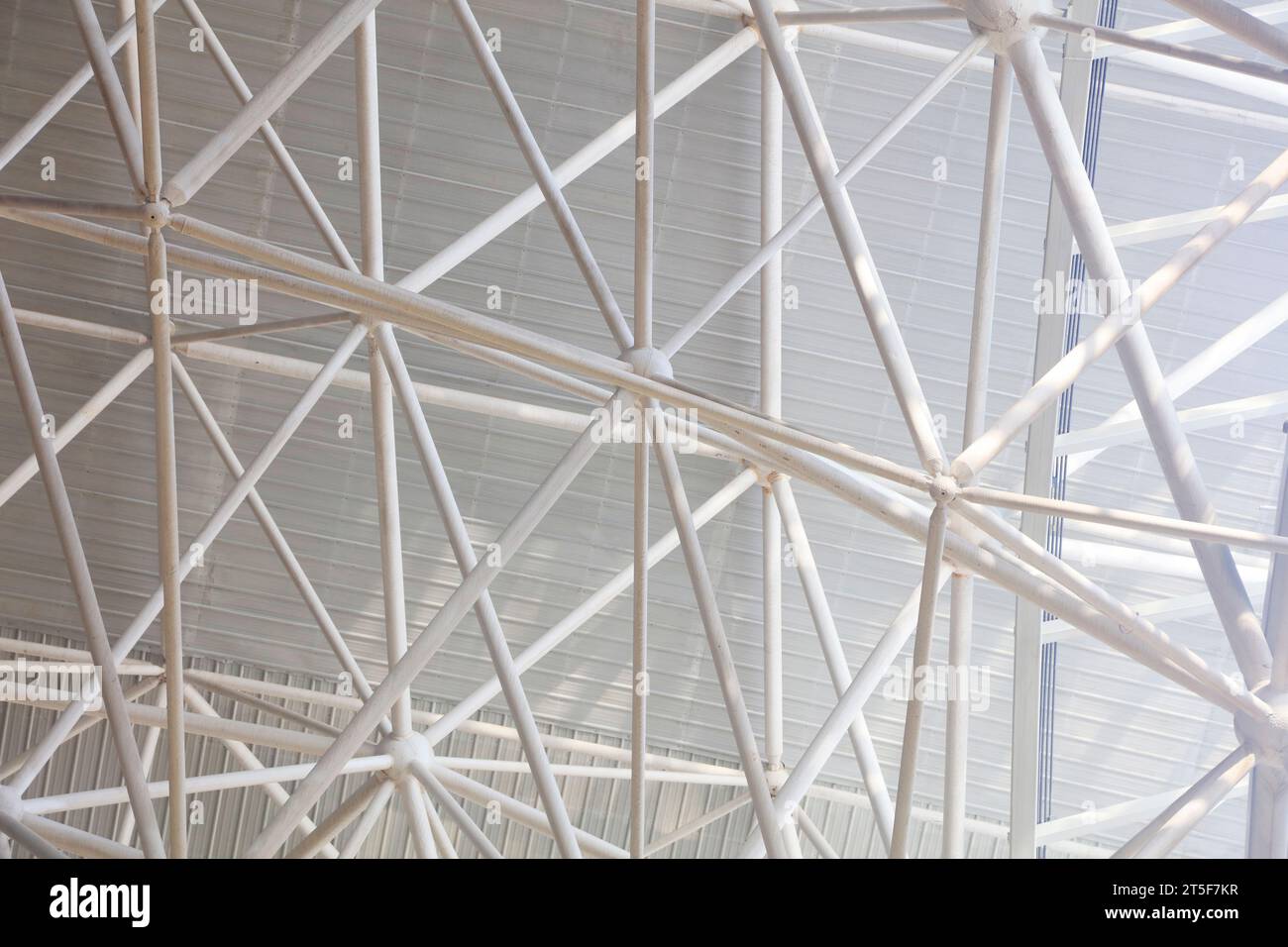 Steel beam frame structure Stock Photo - Alamy