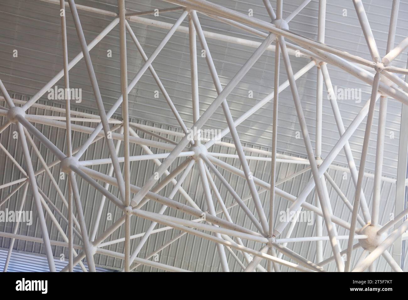 Steel beam frame structure Stock Photo - Alamy