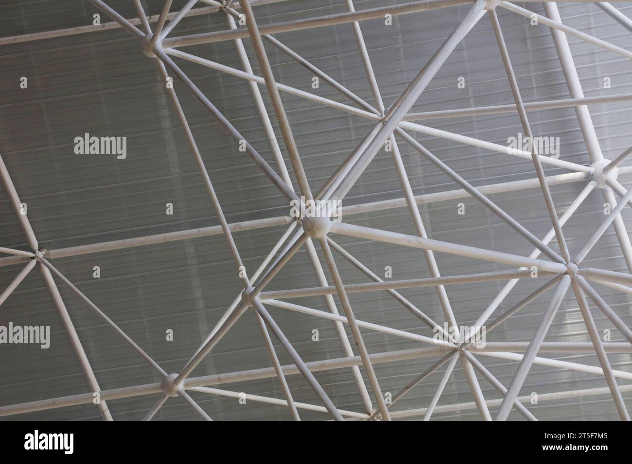 Steel beam frame structure Stock Photo - Alamy