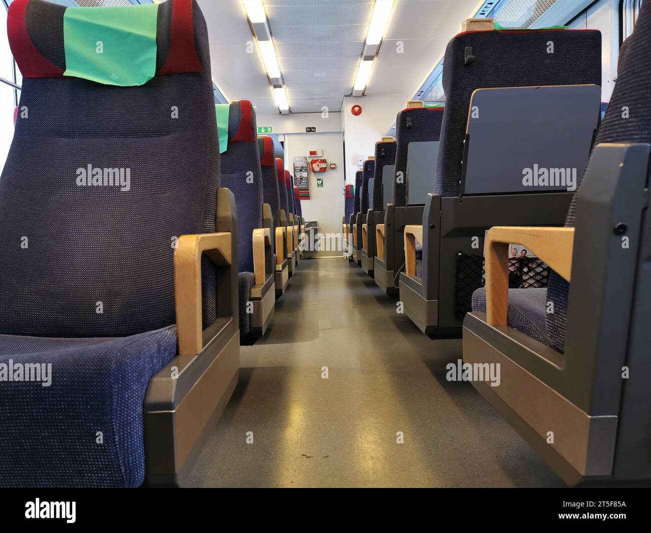 Empty wagon in a train in coronovirus time Stock Photo - Alamy