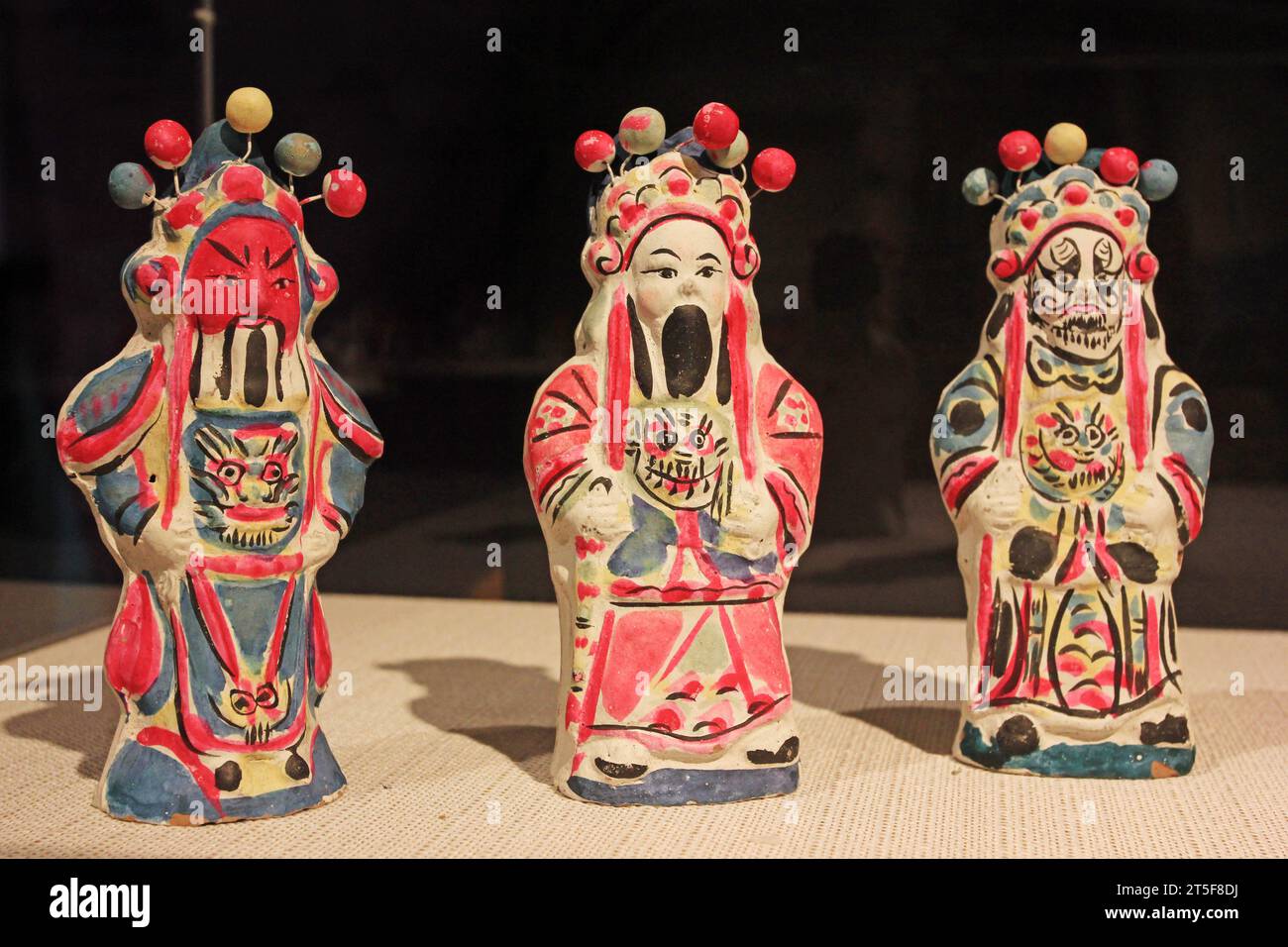 Colorful clay figurines, a traditional Chinese folk art Stock Photo - Alamy
