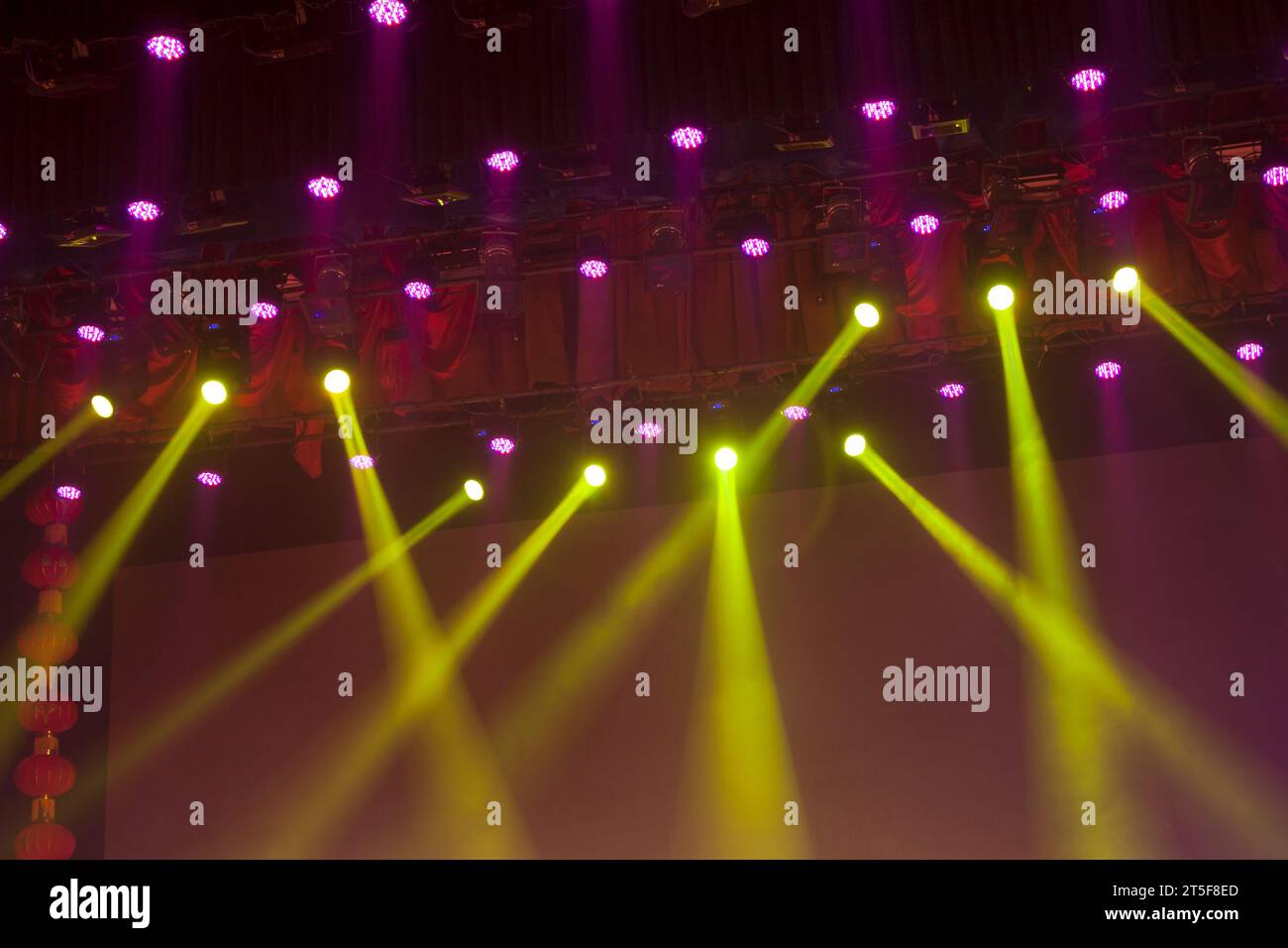stage lights colorful in a nightclub venue Stock Photo - Alamy