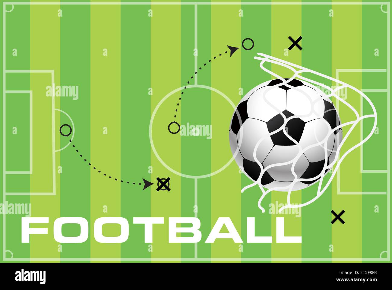 Soccer tactics Stock Vector Images - Alamy