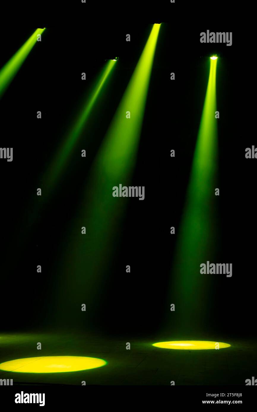 stage lighting effect in the darkness, closeup of photo Stock Photo - Alamy