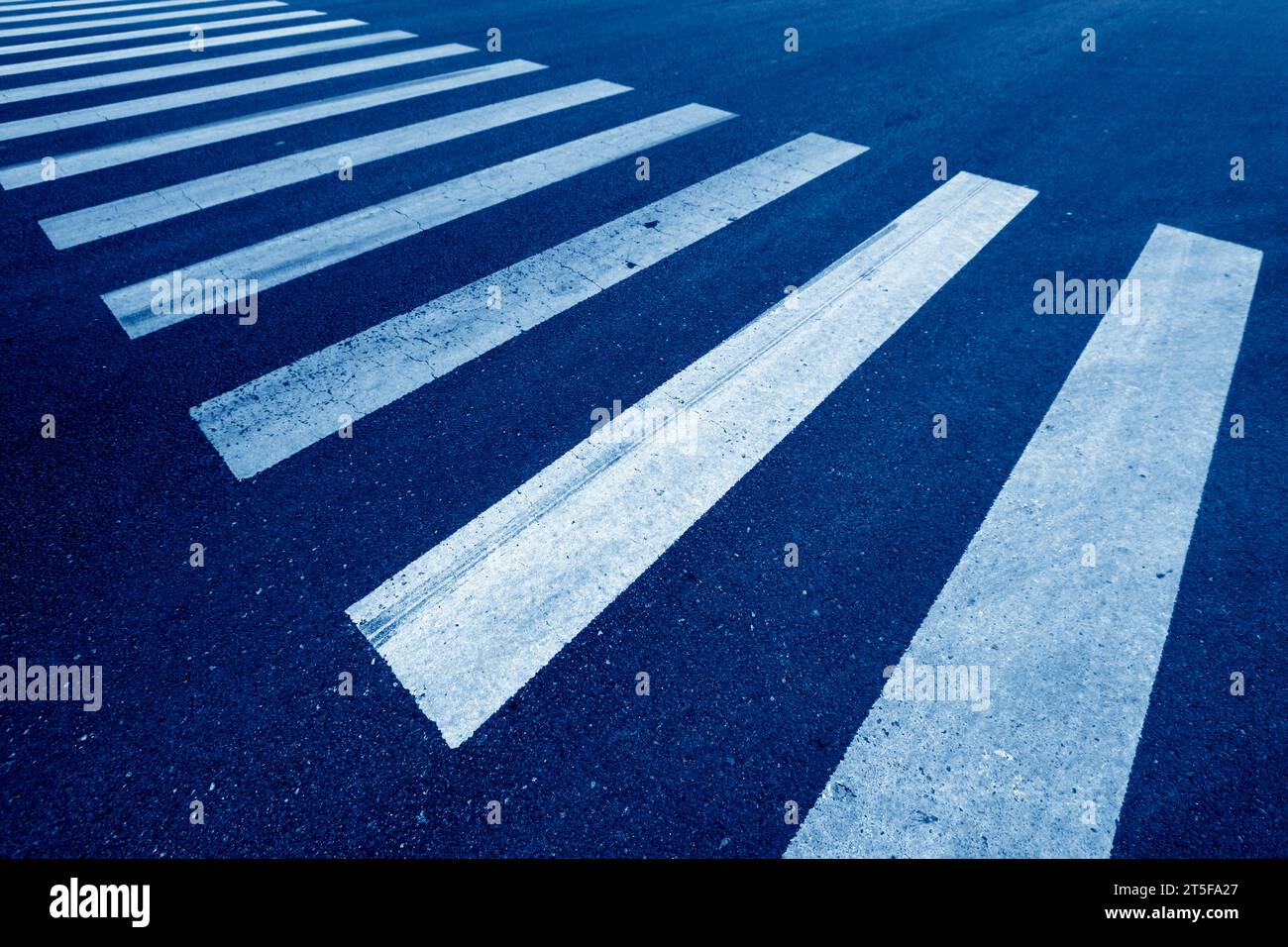 zebra crossing on the road, closeup of photo Stock Photo - Alamy