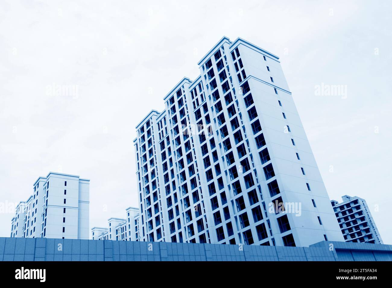 unfinished high rise building, north china Stock Photo - Alamy