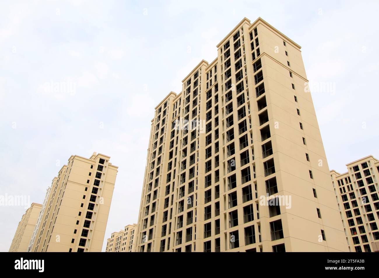 unfinished high rise building, north china Stock Photo - Alamy