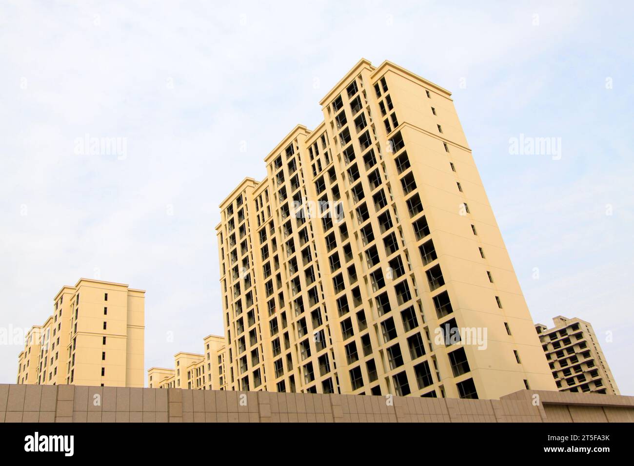 unfinished high rise building, north china Stock Photo - Alamy