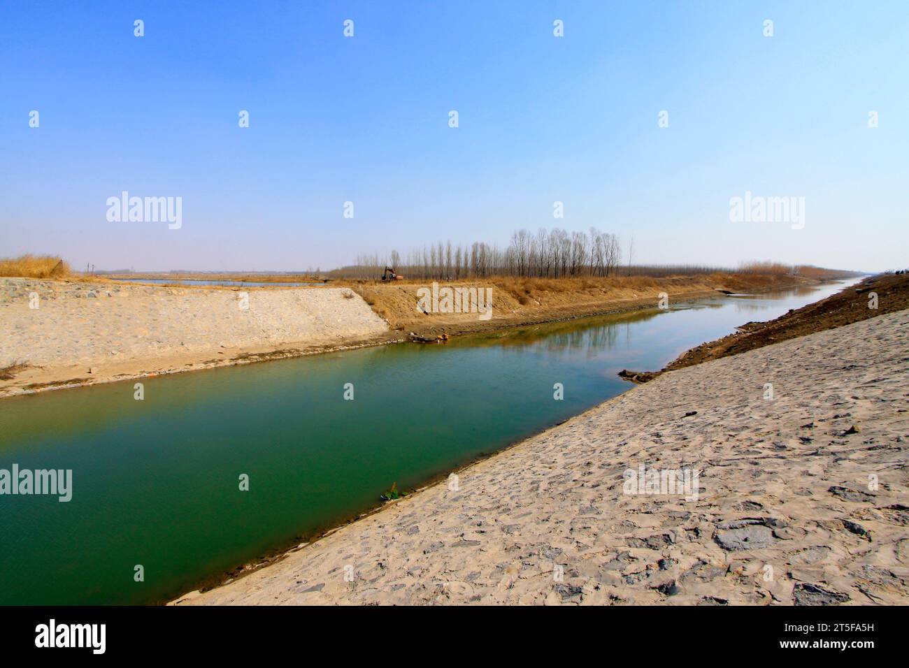 reservoir sluice, a kind of water conservancy project Stock Photo - Alamy