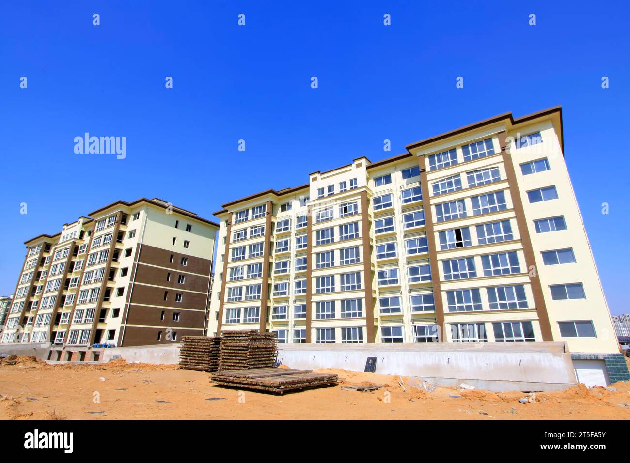 unfinished high rise building, north china Stock Photo - Alamy