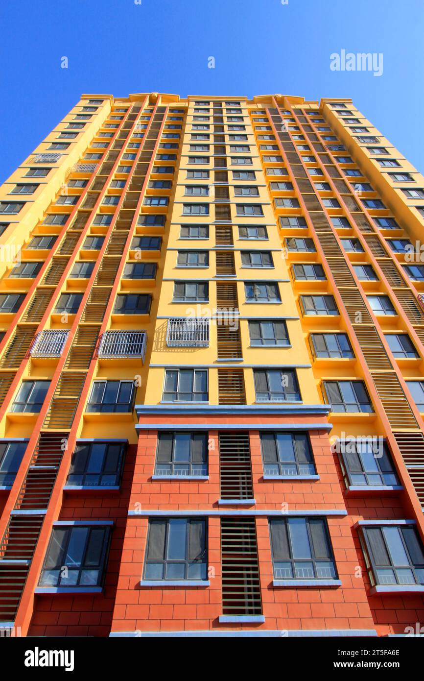 unfinished high rise building, north china Stock Photo - Alamy