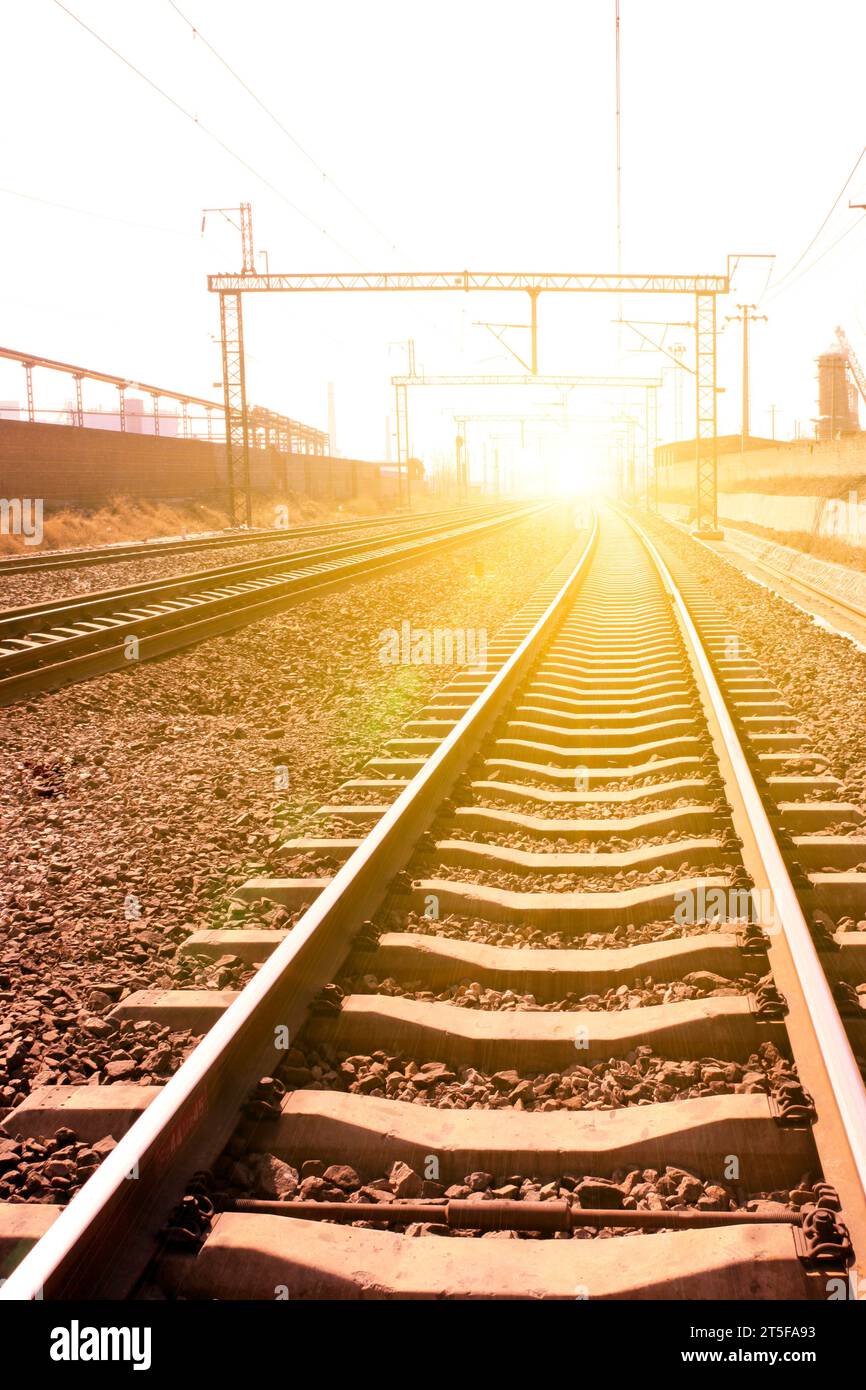 electrification railway contact net steel column, north china Stock ...